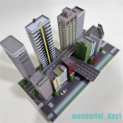 1/350 Office Buildings Building Model EVA City Scene Street Model Set ...