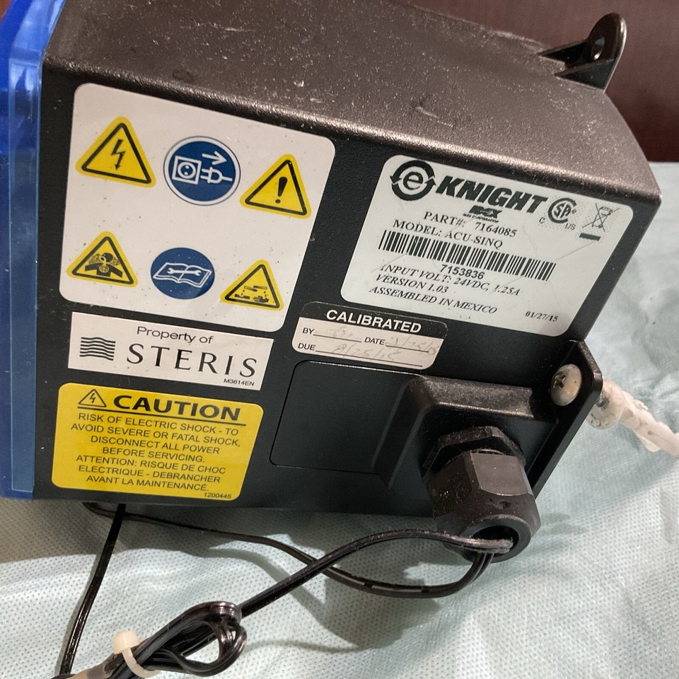KNIGHT STERIS ACU-SINQ 2 CHEMISTRY DOSING SYSTEM PERISTALTIC PUMP | eBay