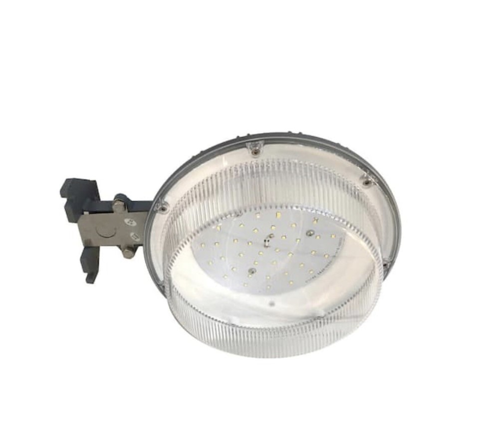 Commercial Electric Light Wall/Pole Mount 46-W Gray Outdoor Integrated ...