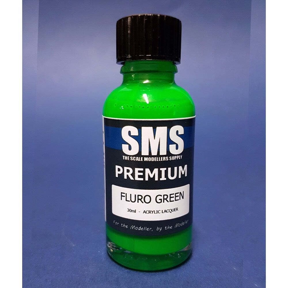 SMS PL43 Premium Acrylic Lacquer Fluoro Green 30ml | eBay