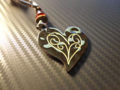 NATURAL LIFE KEYCHAIN KC041 YOU MAKE THE WORLD A BETTER PLACE/HEART | eBay