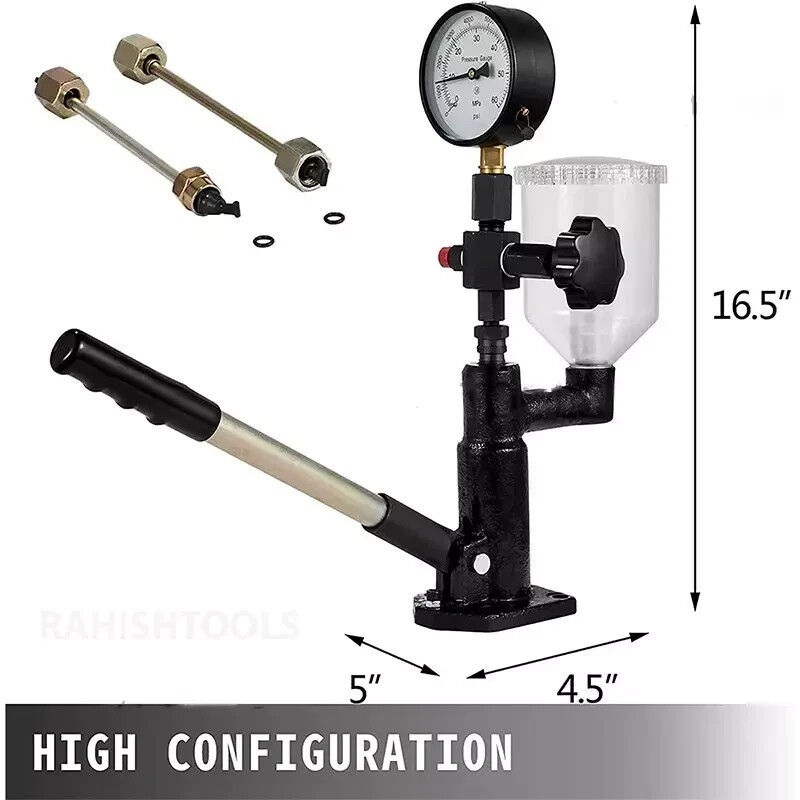 New Diesel Injector Nozzle Pop Tester, Genuine 'AG Precision' 400 Bar ...