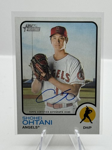 2022 Topps Heritage Shohei Ohtani Auto Los Angeles Angels | eBay