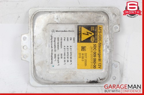 07-09 Mercedes W211 E350 Right / Left AFS GDL Xenon HID Headlight ...