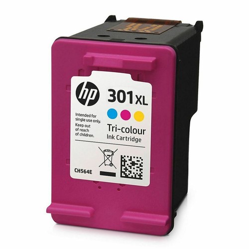 HP 301 / 301XL Black & Colour Ink Cartridges For DeskJet 2540 Inkjet ...