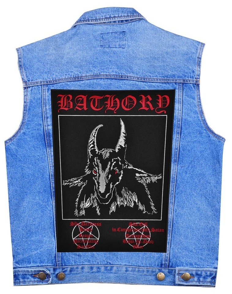 Bathory Side Evil Reaper Sacrifice Back Patch | Swedish Black Metal ...