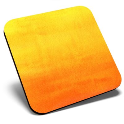 Square Single Coaster - Ombre Orange Yellow Artistic #3783 | eBay UK