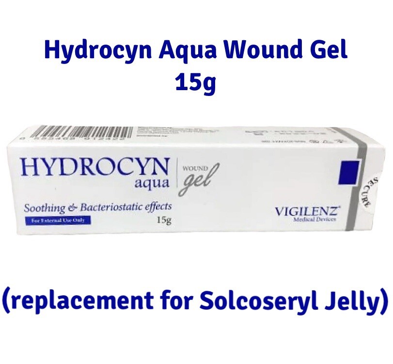 Hydrocyn Aqua Wound Gel For Burns, Ulcers, Sores (replace Solcoseryl ...