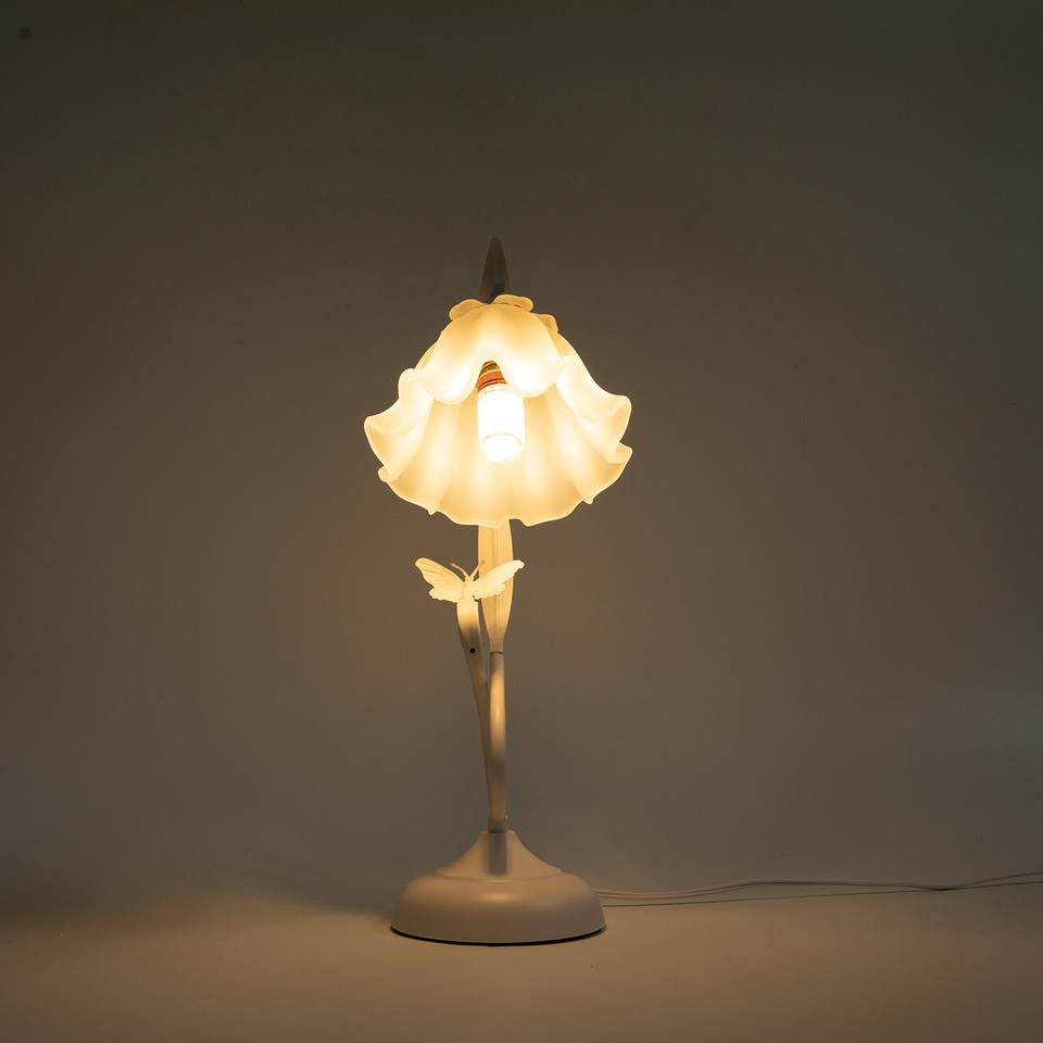 Desk Decorative Lamp Free Standing Table-Lamp Bedside Flower Shaped ...
