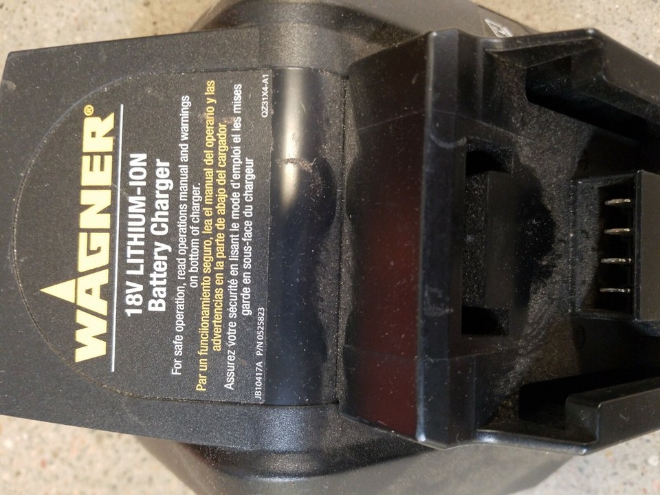 Wagner 18V Lithium-Ion replacement Battery charger, 0525823 qz31x4-a1 ...