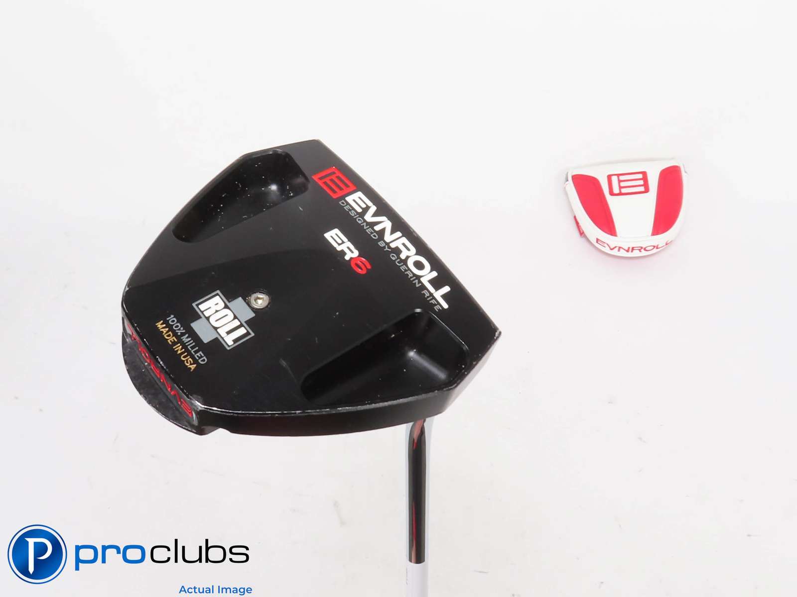 EVNROLL ER6 IROLL SINGLE BEND PUTTER 34.5" w/ HEADCOVER #416509 | eBay