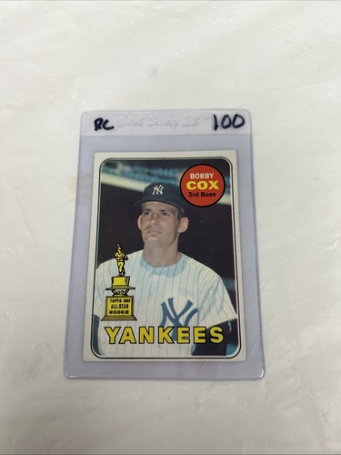 BOBBY COX 1969 TOPPS BASEBALL ROOKIE CARD-SHIPS FREE | eBay