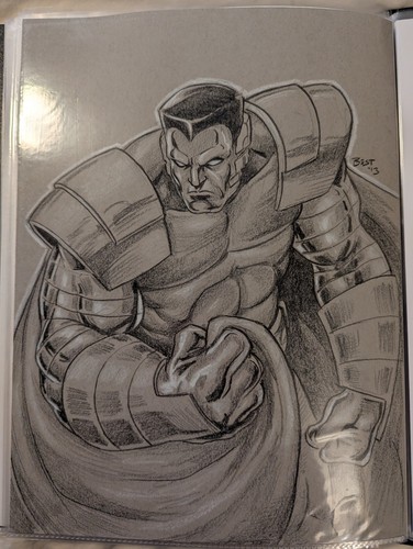 Acolyte Colossus X-Men Original Pencil Sketch Commission By Ryan Best ...