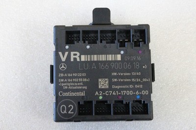 W117 W166 Mercedes Passenger Right Side Door Panel Control Unit Module ...