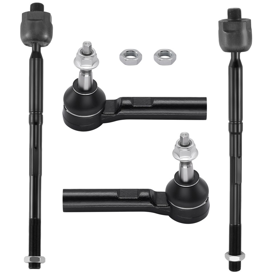 4*Front Inner and Outer Tie Rod Ends Links Kit for 2009 - 2020 Dodge ...