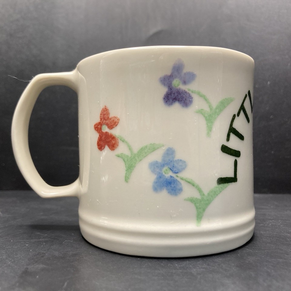 Little Angel SMALL Child’s Size Floral Porcelain Mug Jane & Stephen ...