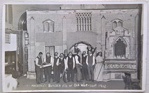 Architect Builders etc of Old Worksop 1912, Nottinghamshire. Photo by E ...