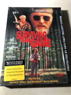 Surviving the Game (1994) DVD NEW Sealed Action Thriller Rutger Hauer ...