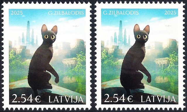 Latvia 2025 (03) Animated Film Flow (Straume) - Cat (booth variations ...