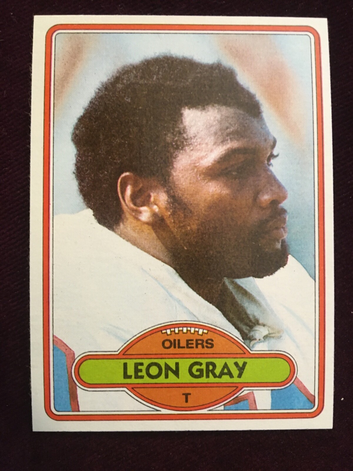 1980 Topps #404 Oilers Leon Gray Football Card | eBay