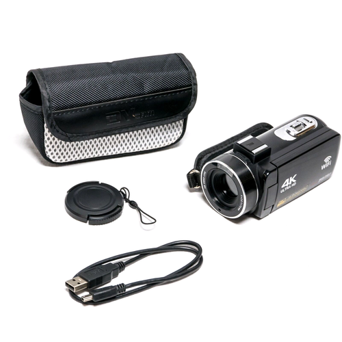 ⭐ DVC 4K ULTRA HD 56.0 MP Camcorder UHD WiFi PSO032707 w/ Battery and ...