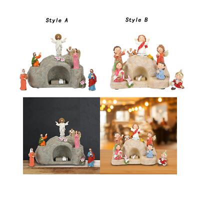 Easter Decorations,Easter Resurrection Scene Set Creative DIY Easter ...