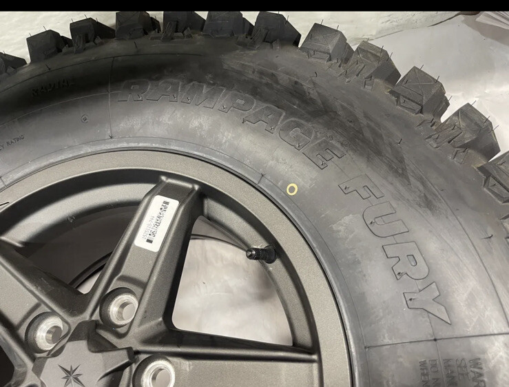 1-2022-24 POLARIS RZR TURBO R / PRO R WHEEL TIRE 32x10x15 MAXXIS ...