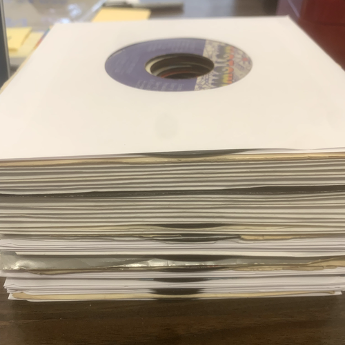 50 x Vinyl Records Job Lot 7" 45s Singles 60s 70's 80's Surprise Box ...