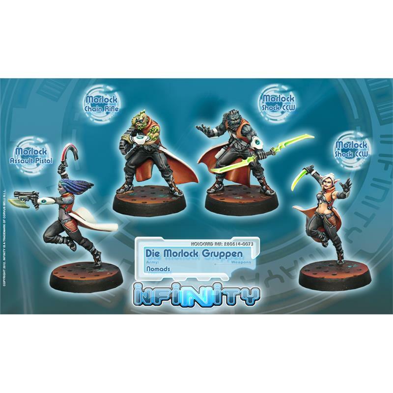 INFINITY 0073 Die Morlock Gruppe(Chain Rifle, Combi Rifle)(Nomads ...