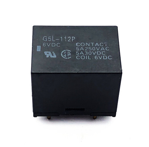 1Pc G5L-112P 6VDC Power Relay 5Pins 5A 250VAC | eBay