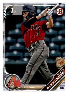 2019 Bowman Prospects #BP-53 Blaze Alexander Arizona Diamondbacks ...