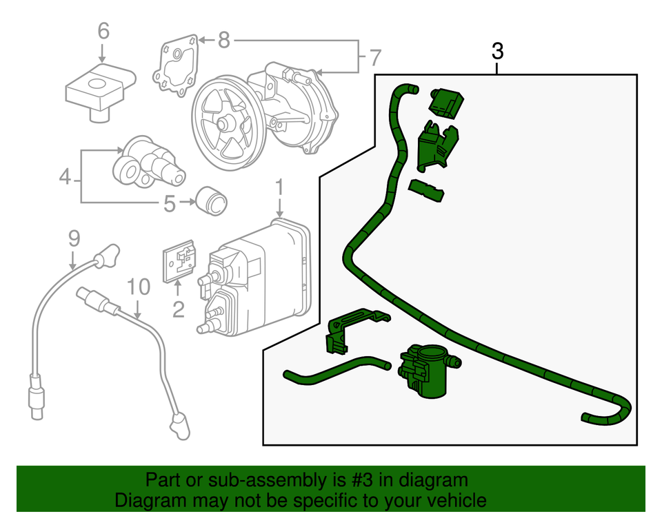 Genuine GM Vapor Canister Vent Solenoid 84148817 | eBay