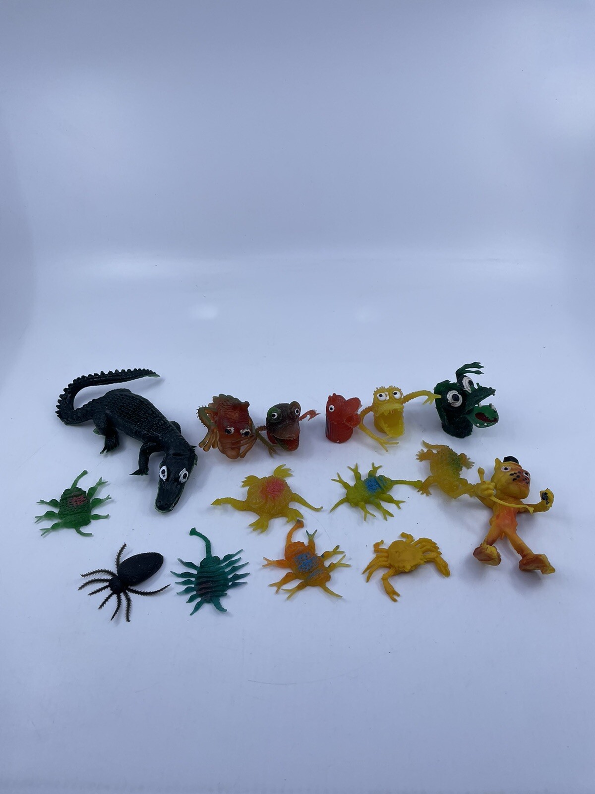 Vtg Rubber Finger Puppet Jiggler Uglies Monsters Toy Jigglers Aliens HK ...