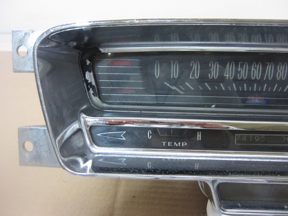 1959 Cadillac Deville Fleetwood El Dorado Speedo Gage cluster | eBay