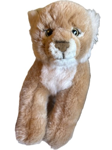 Born In Africa Lion Lioness Cub 9” Plush Toy Cute Face Toe Beans ...