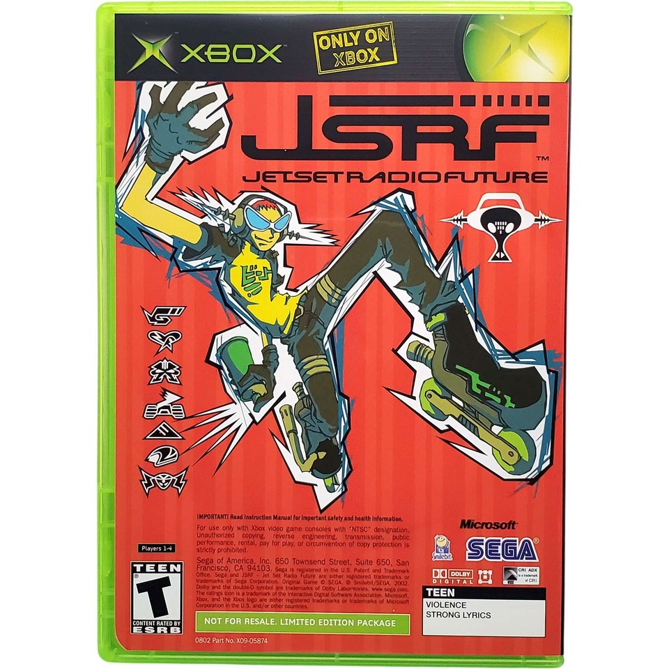 (Small Crack On Disc) Sega GT 2002 - Microsoft Xbox Tested Authentic ...