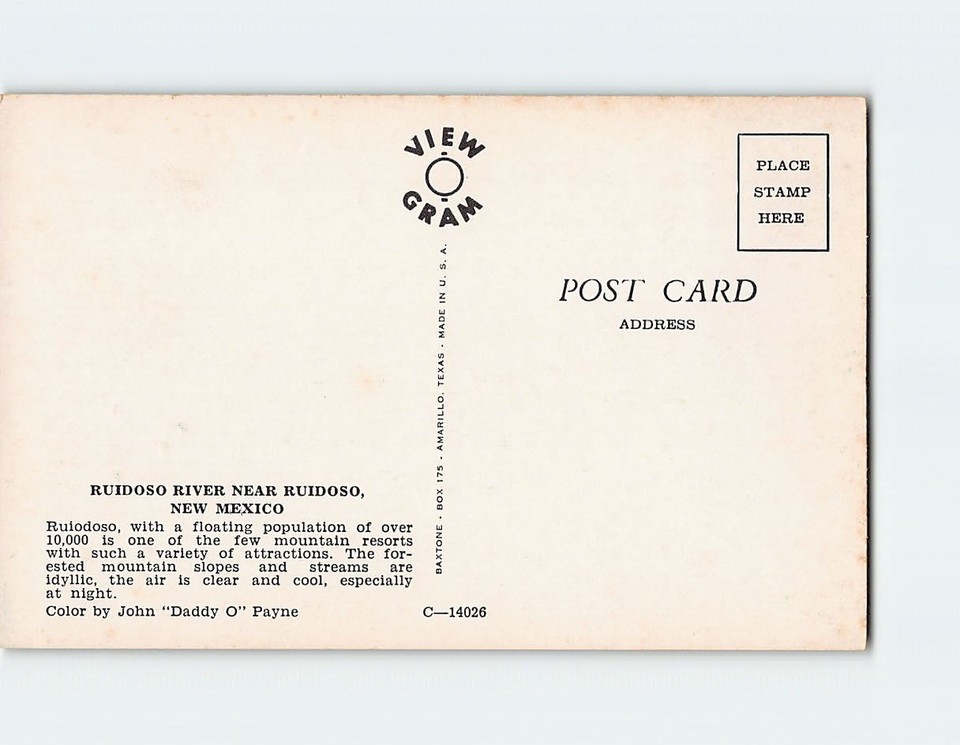 Postcard Ruidoso River Near Ruidoso New Mexico USA | eBay