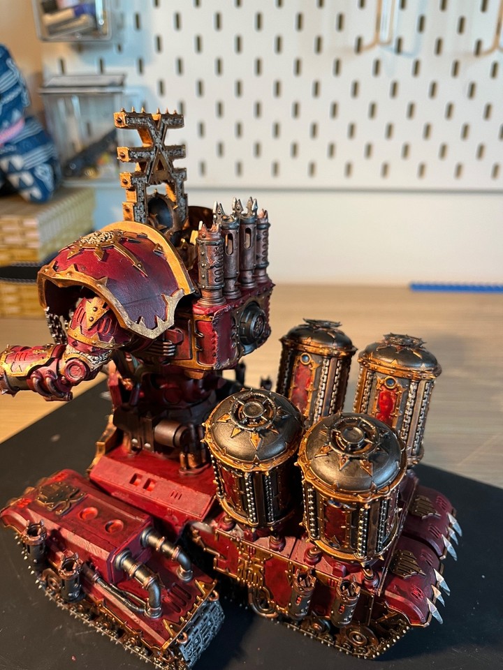 Khorne Lord of Skulls Warhammer 40K battle damaged, world eaters, chaos ...