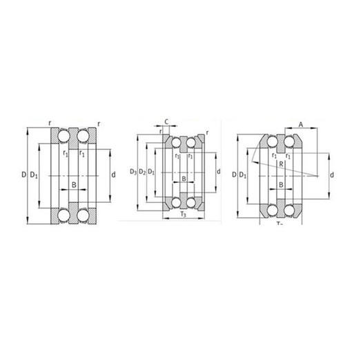 1PC FAG 52307 Thrust Ball Bearings 30x68x10mm. | eBay
