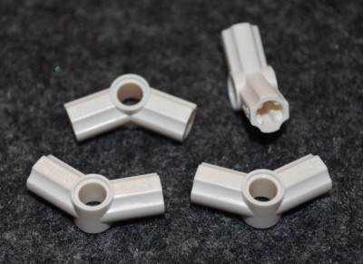 (4) #4 White Bent Technic Rod Connector Bricks ~ New Lego Parts | eBay