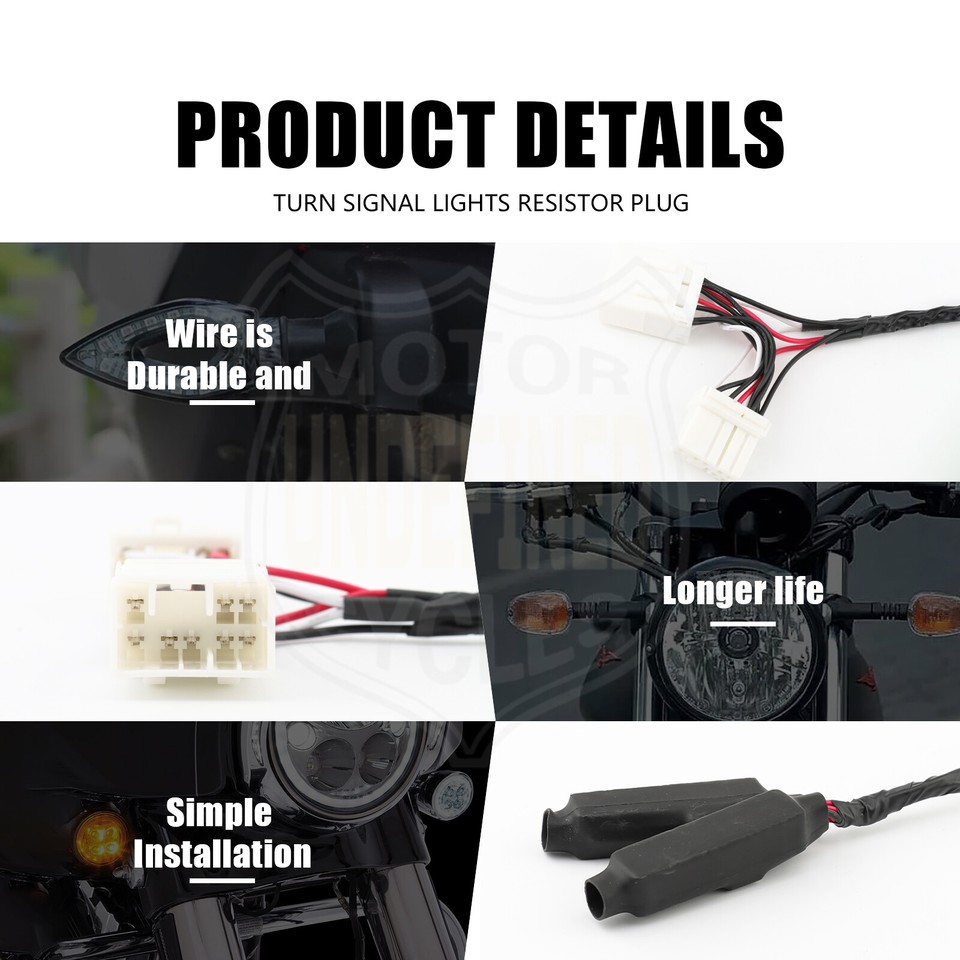 For Harley Dyna Touring Equalizer LED Load Blinker Turn Signal Resistor ...