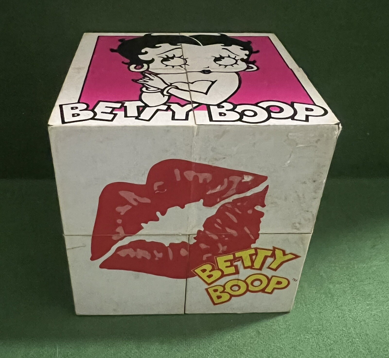 Betty Boop 1999 Vintage King Features Collapsing Folding Block Picture ...
