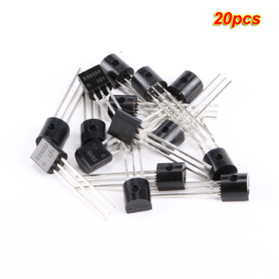 20pcs DIP Transistors SS8550 TO-92 PNP -25V/1.5A transistor Copper feet ...