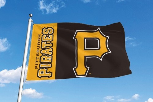 PITTSBURGH PIRATES 3'X5' FLAG/BANNER **100% FULL COLOR-BOTH SIDES OF ...