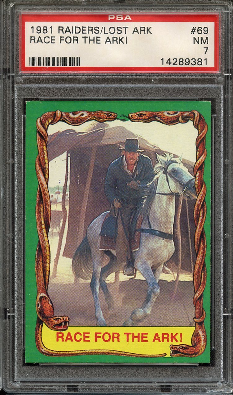 1981 RAIDERS OF THE LOST ARK 69 RACE FOR THE ARK! PSA NM 7 NS | eBay