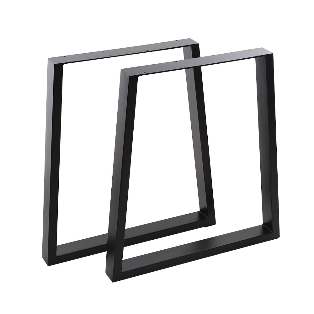 Industrial Metal Legs Furniture Feet Trapezoid Shaped Stand for Table ...