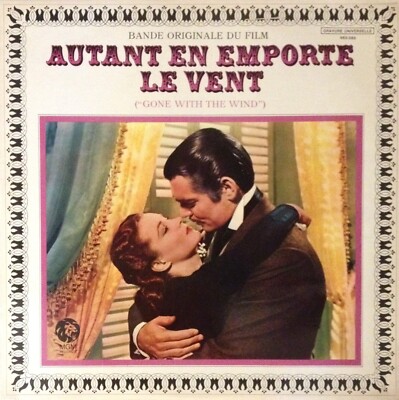 AUTANT EN EMPORTE LE VENT / B.O SOUNDTRACK / VINYLE 33 TOURS / EXCELLENT ETAT | eBay