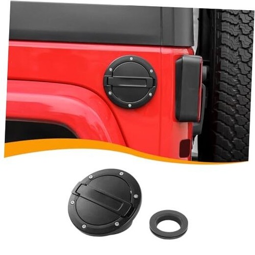 Gas Cap Cover Fuel Filler Door Cover Gas with Runner Ring Black with No ...