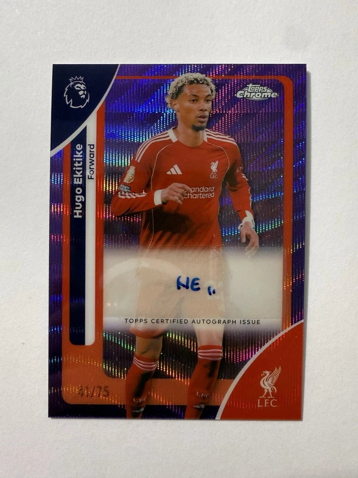 2025-26 Topps Chrome Premier League - Hugo Ekitike #CA-HE for sale | eBay