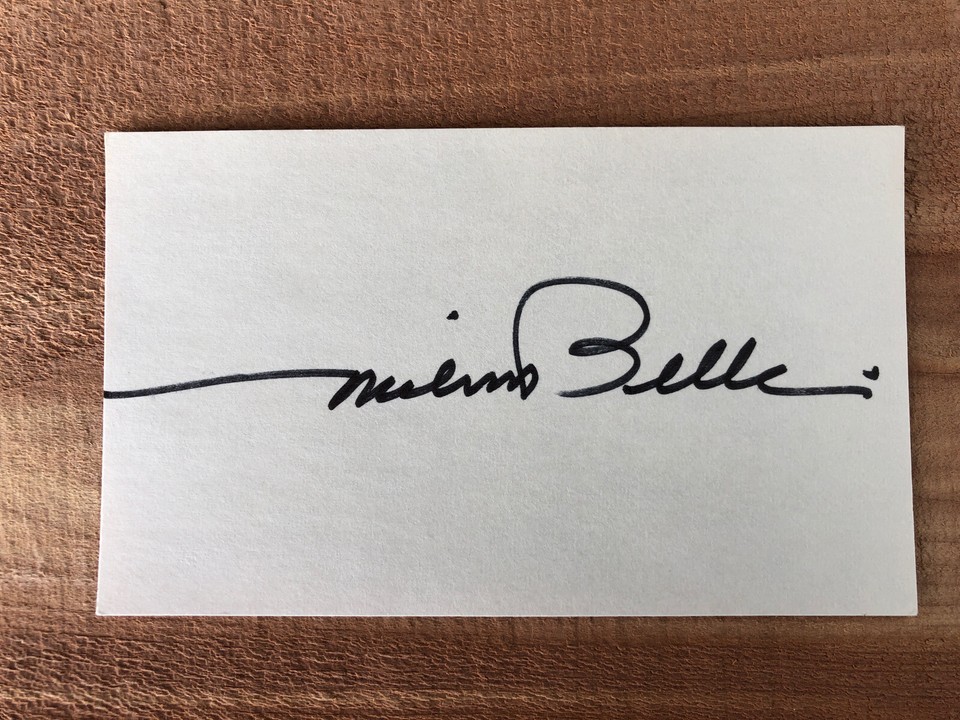 Melvin Belli King of TORTS Celebrity Lawyer Autograph Signature Signed ...